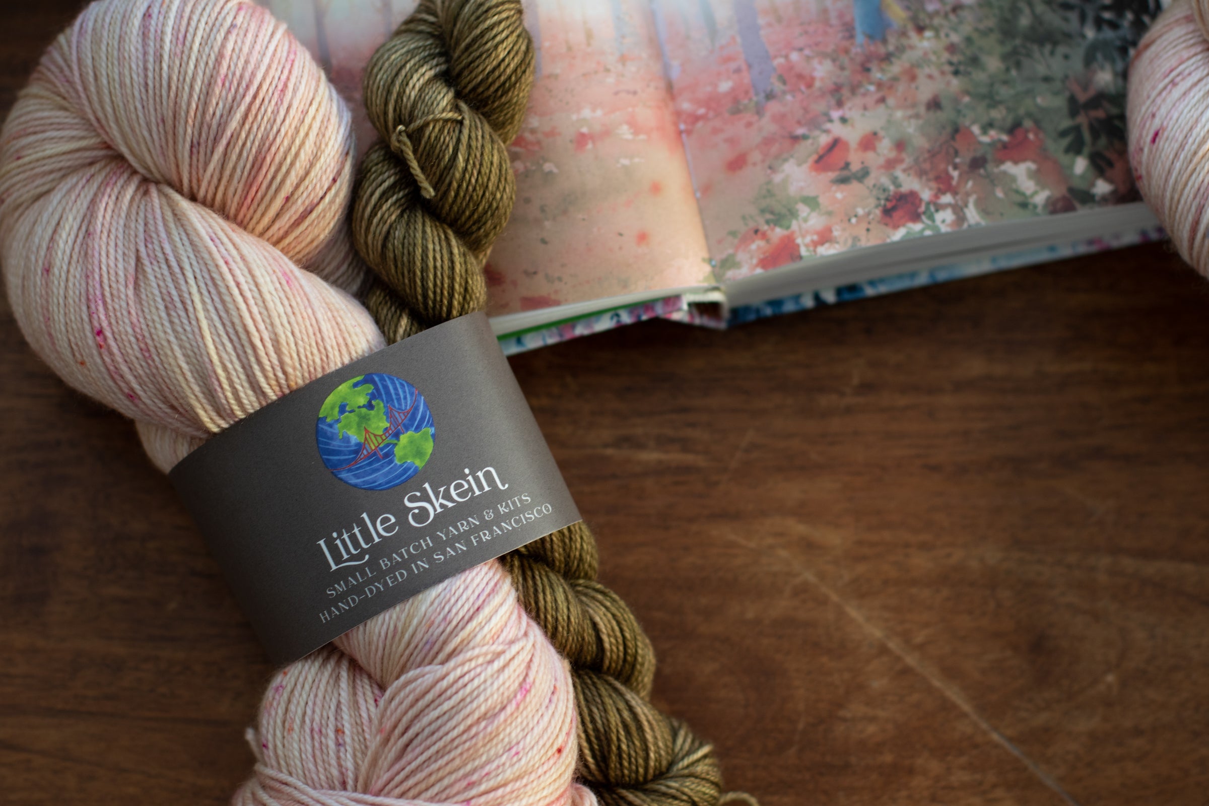Hand-dyed yarn - Little Skein