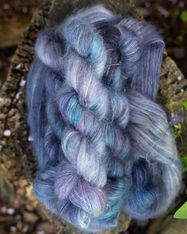 Hand-dyed yarn Tagged "lace" - Little Skein Yarn