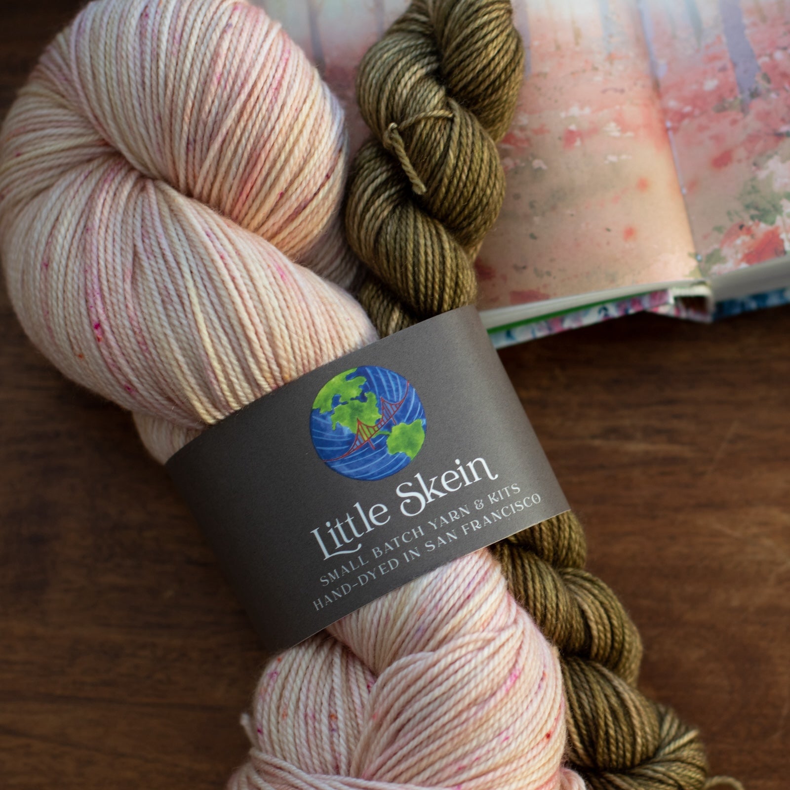 Hand-dyed yarn - Little Skein